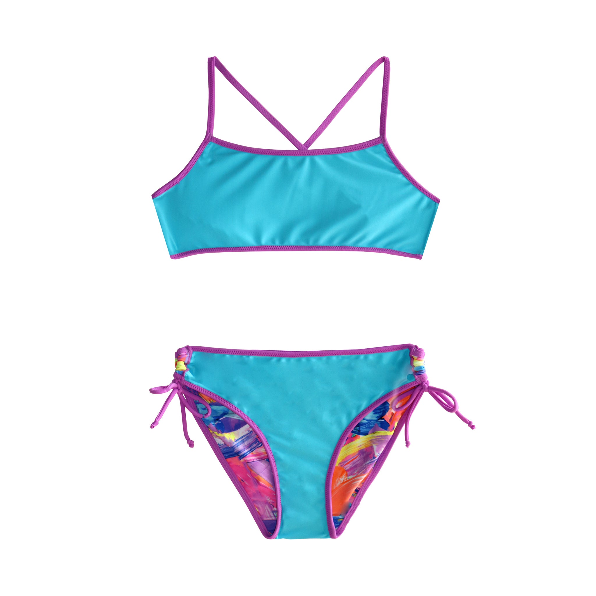 1334 Paint Craze Reversible Bikini – Salty Ink