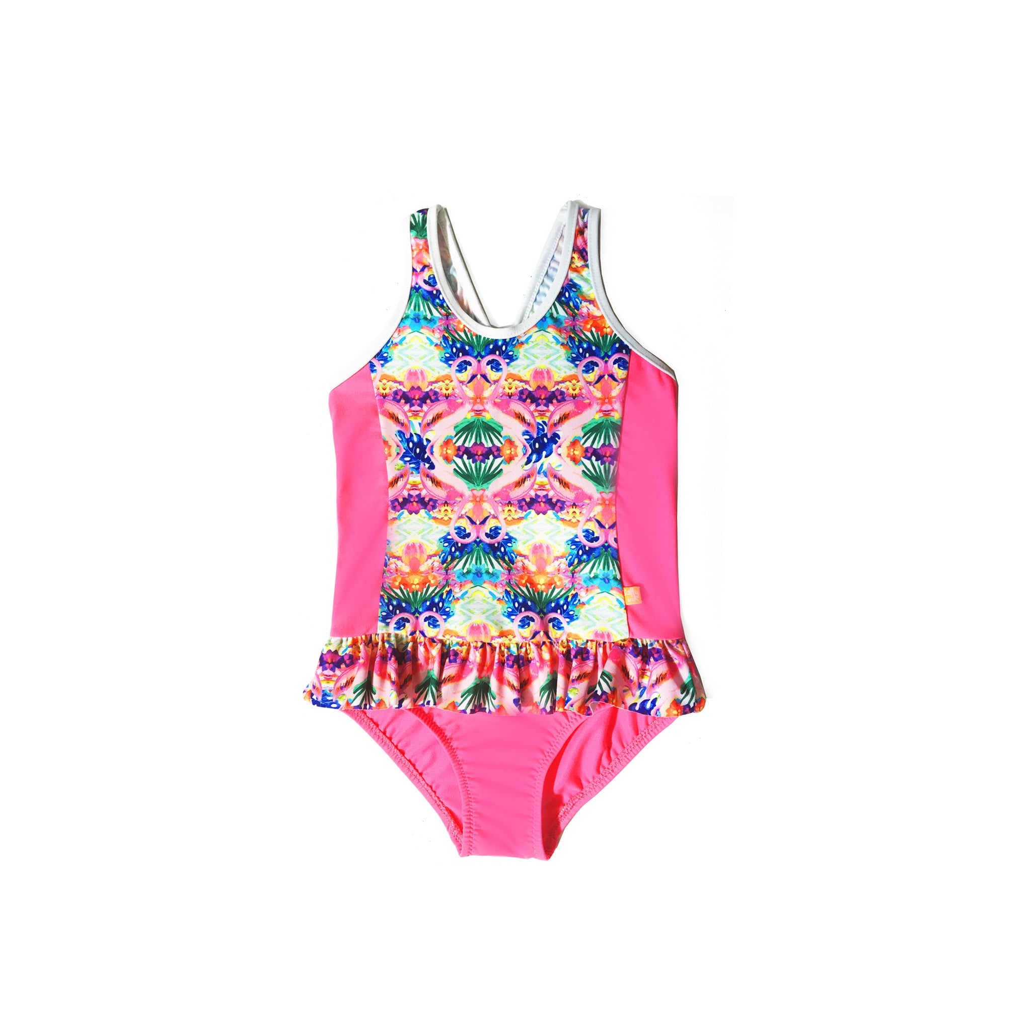 164 Miss Flamingo Frill One Piece – Salty Ink